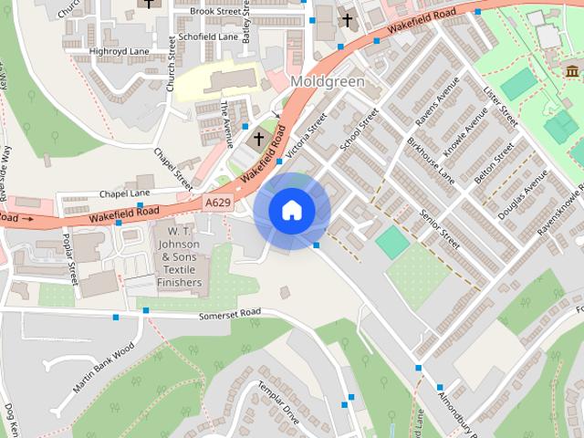 Almondbury Bank, Huddersfield, HD5