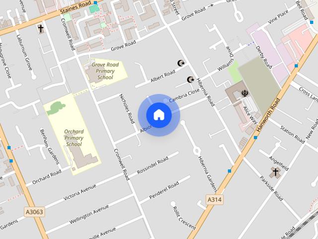 Albion Road, Hounslow, TW3