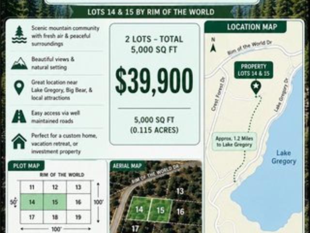 Alder, Cedar Glen, CA 92321