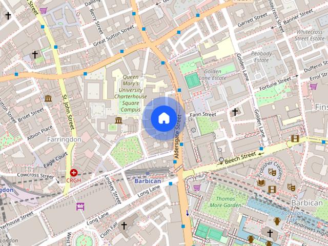 Aldersgate Street, Barbican, London, EC1A