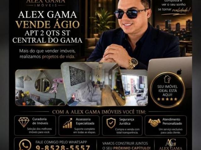 Alex Gama Vende: Ágio de Apartamento 02 quartos Ed. Nova York, Gama, Centro, Financiado