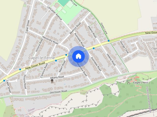 Alexandra Road, Capel le Ferne, Folkestone, Kent, CT18