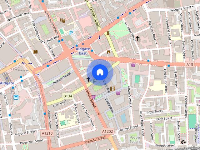 Alie Street, Aldgate, London, E1