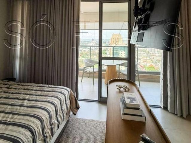 Alto da Boa Vista Ribeirão | Apartamento mobiliado com varanda e lazer
