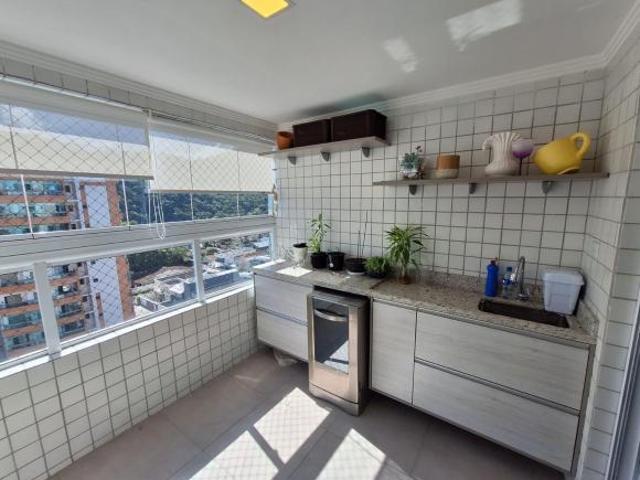 Alto padrão 1 Suite, sacada gourmet e planejados Canto do Forte, Praia Grande