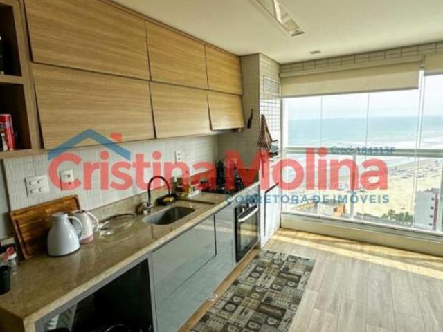 Alto padrão, 2 dormitórios, suíte, vista mar, Boqueirão, Praia Grande