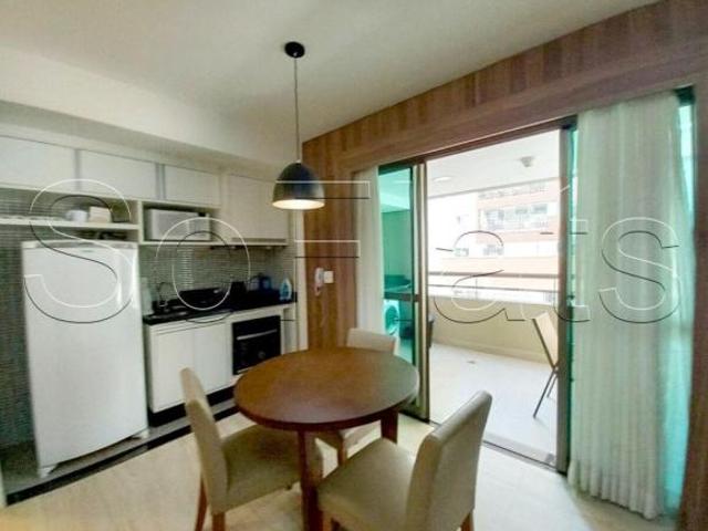 Alto padrão no Brooklin | 2 dormitórios mobiliado com serviços e lazer próximo à Berrini