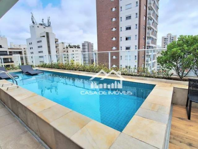 Aluga apartamento de 45m², tipo studio, com 1 suíte e lazer, em Moema