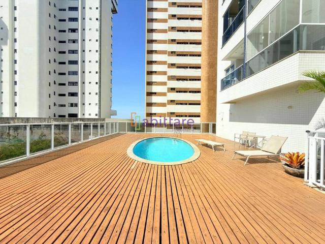 Alugo apto semi mobiliado no Edifício Turim, 77m² com 2 suítes Calhau