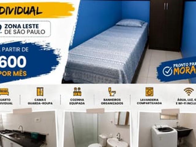 ALUGO EXCELENTES QUARTOS INDIVIDUAIS BAIRRO VILA FORMOSA