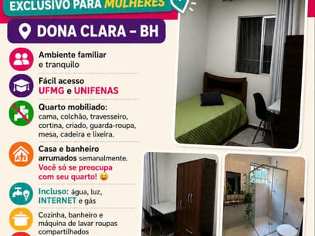 ALUGO QUARTO INDIVIDUAL PARA MULHERES