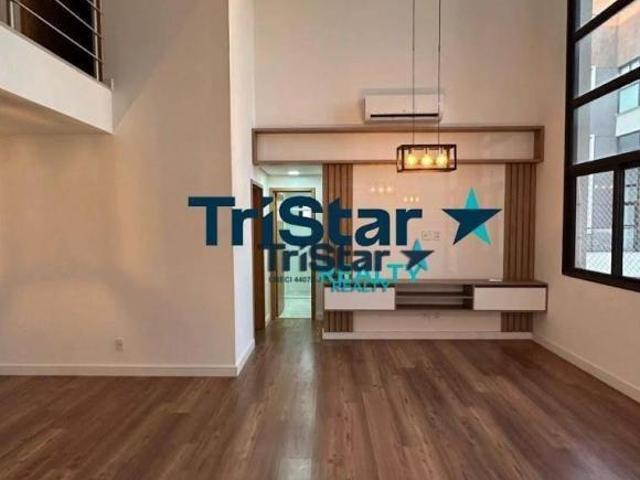 #ALUGUEL AP0159 DUPLEX TODO PLANEJADO E CLIMATIZADO EM CONDOMINIO CLUBE ALTO PADRAO