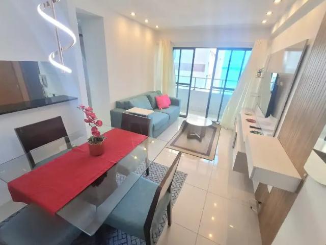 ALUGUEL LINDO APT 54m² 2QTS 1 WC TD MOBILIADO, PLANEJ E DECORADO, LAZER COMPL, VISTA MAR, HÁ 50M DA PRAIA EM CANDEIAS