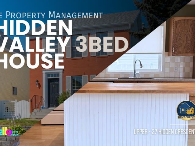 AMAZING 3 BEDS, 2.5 BATHS UPPER UNIT | Double Detached Garage & Private Backyard