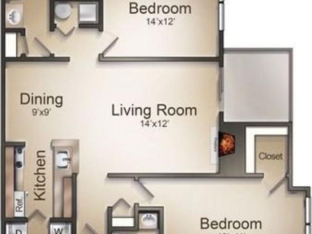 Amber Lake 2 Bedroom Apartment for Rent at 5826 Reddman Rd, Charlotte, NC 28212 North Sharon Amity