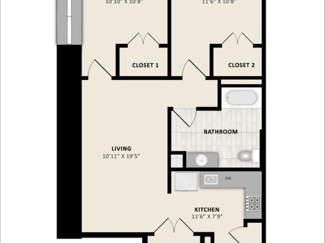 American Spinning Mill 2 Bedroom Apartment for Rent at 31 Victor St, Greenville, SC 29609