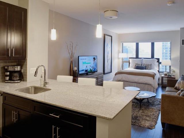 AMLI River North 1 Bedroom Apartment for Rent at 71 W Hubbard St, Chicago, IL 60654 Near North Side