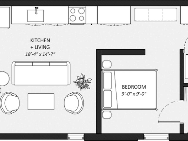 Amp House Apartments 1 Bedroom Apartment for Rent at 3251 Garfield Ave, Minneapolis, MN 55408 Lyndale