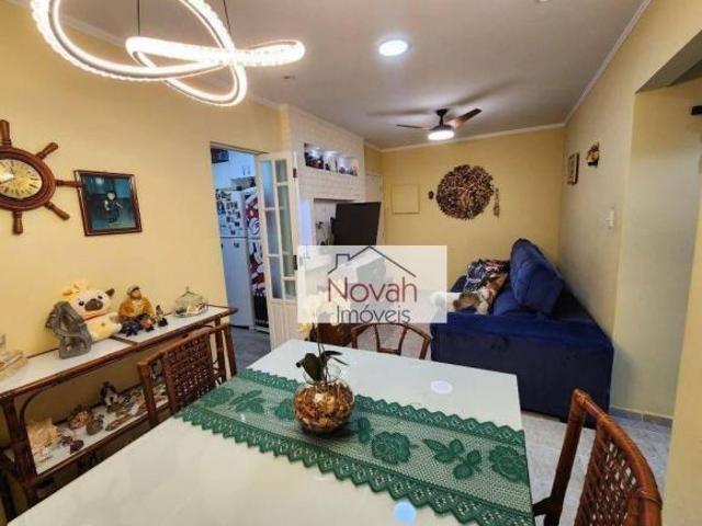 Amplo Apartamento com 2 dormitórios à venda, 100 m² por R$ 540.000 Ponta da Praia Santos/SP