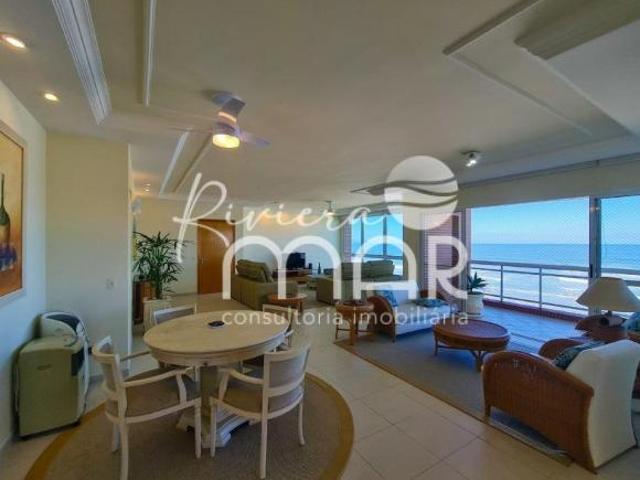 Amplo apartamento pé na areia, 4 suites, vista para o mar, na Riviera
