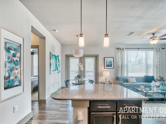 an apartment community with resort style in Conroe