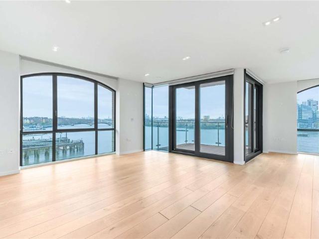 An exceptional two bedroom apartment with stunning views of the river Thames