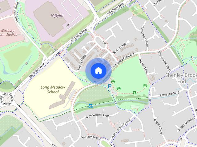 Ancona Gardens, Shenley Brook End