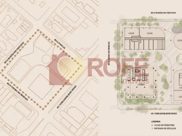 Andar Corporativo Triple AAA para locação, 1300 m² Bairro Campo Belo São Paulo/SP