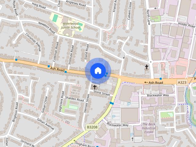 Ash Road, Aldershot, Hampshire, UK, GU12
