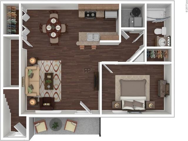 Ashbrook Run Apartments 1 Bedroom Apartment for Rent at 5222 Flower Valley Dr, Columbus, OH 43110 Schirm Farm