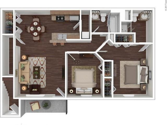 Ashbrook Run Apartments 2 Bedroom Apartment for Rent at 5222 Flower Valley Dr, Columbus, OH 43110 Schirm Farm