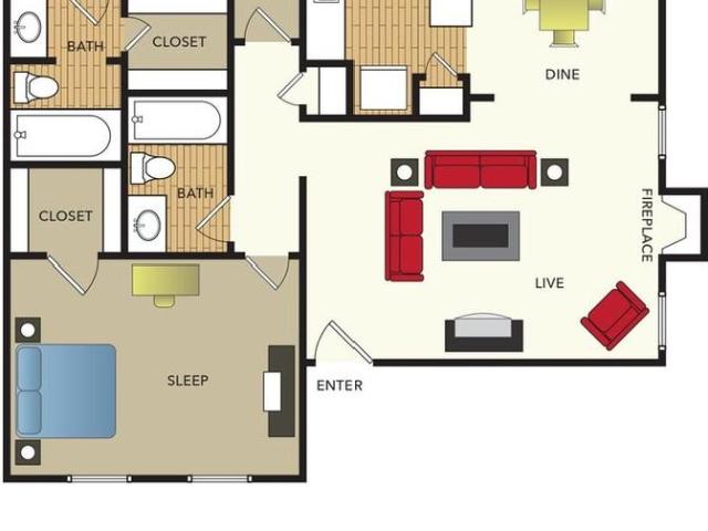 Asher Park 1 Bedroom Apartment for Rent at 3149 W Walnut Hill Ln, Irving, TX 75038