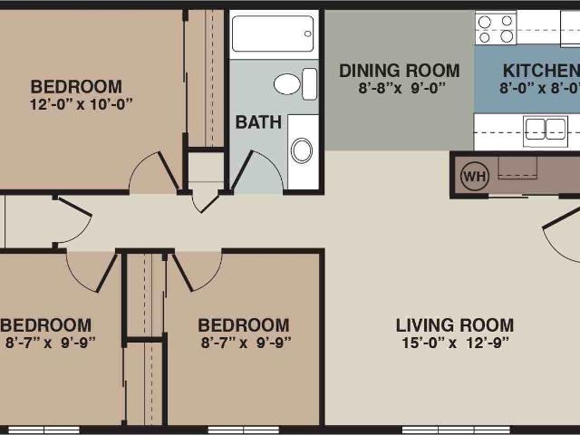 Ashland Apartments 3 Bedroom Apartment for Rent at 1520 3rd Ave Sw, Watertown, SD 57201