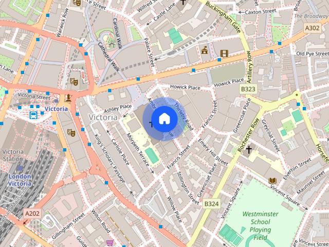Ashley Gardens, Pimlico & Westminster