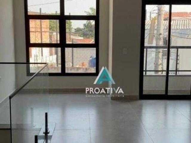Assobradada com 3 dormitórios à venda, 104 m² Jardim Santo Antônio Santo André/SP
