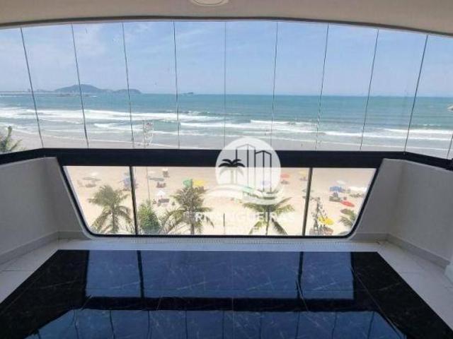 Astúrias, Frente Total ao Mar, Reformado, 3 dormitórios à venda, 150 m² por R$ 1.590.000 Astúrias