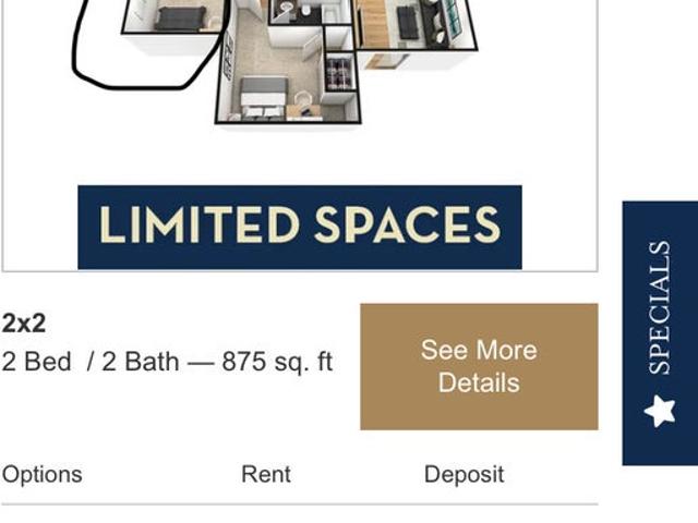 ASTORIA DENTON 2x2 SUBLEASE