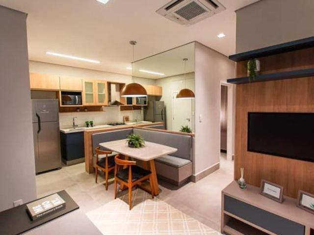 AP0410 APARTAMENTO À POUCOS DIAS DA ENTREGA COM 02 DORMITÓRIOS EM CONDOMINIO CLUBE AT.48m² VI