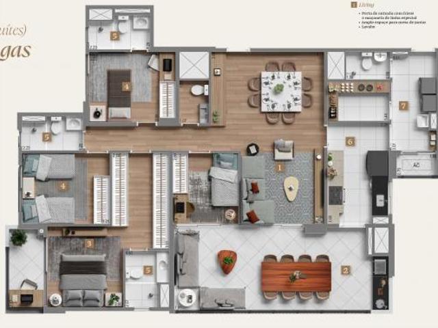 Ap na planta / Lazer Resort / Ed. Oliver / Direto Construtora /Chaves Julho 2026