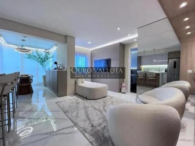 AP no Tatuapé Alto Padrão, 70m2 finamente decorado e planejado, 1 vg, lazer total