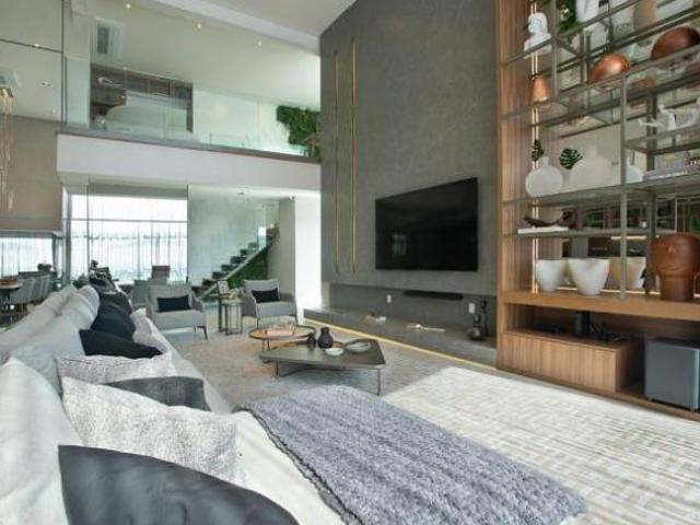 AP PE DIREITO DUPLO MOBILIADO E DECORADO COM 4 SUITES