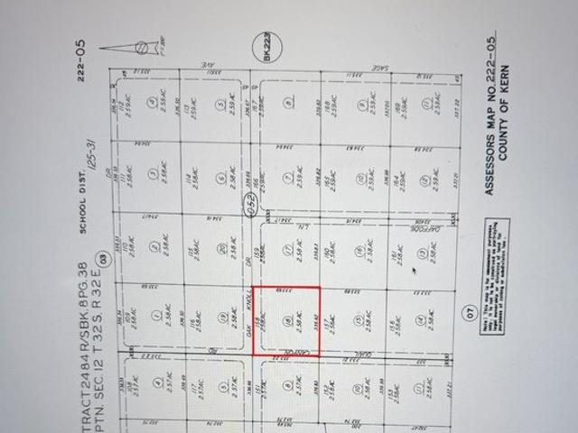 Apn 18 00 0 # 222 052, Tehachapi, CA 93561