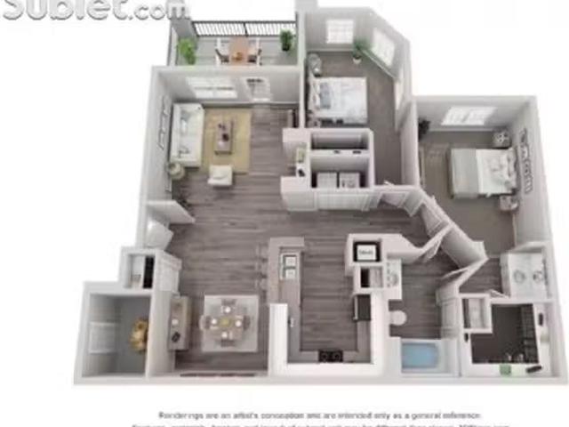 Apartment 2 bedrooms in Allen