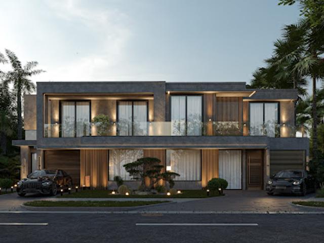 Contemporary house with pool