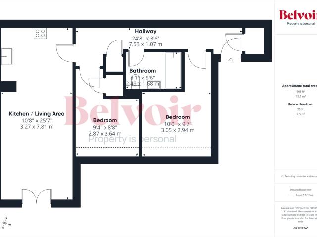 Apartment at Cole Hall Mews, Shrewsbury