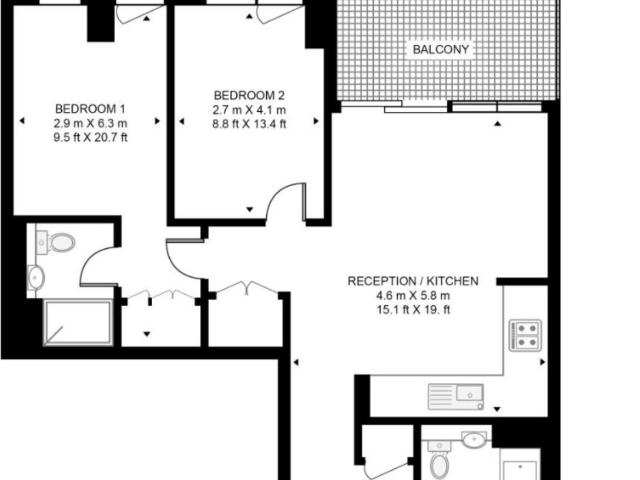 Apartment at Cendal Crescent, Greater London