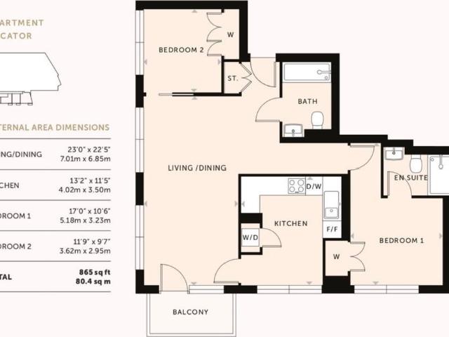 Apartment at City Island Way, Greater London