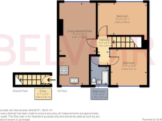 Apartment at Cranbourne Lane, Basingstoke and Deane
