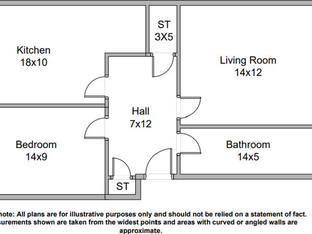 Apartment at Airlie Street, Glasgow