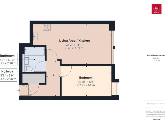 Apartment at Brunswick Street, Liverpool